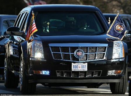 Trump’s brand new bulletproof car to make debut on inauguration day