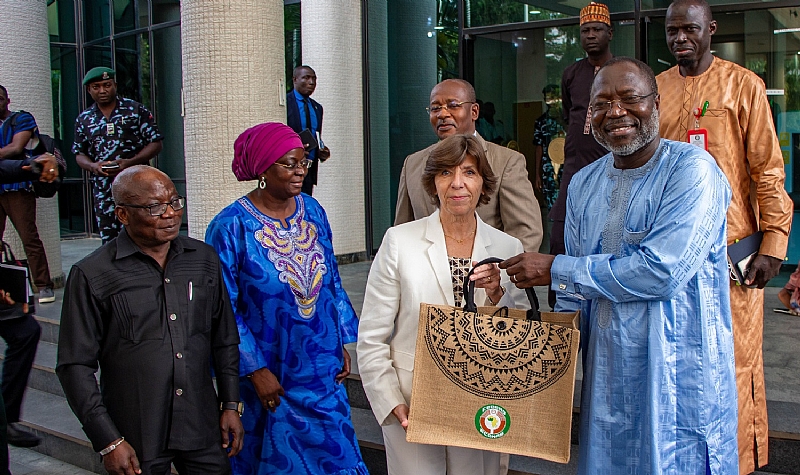 ECOWAS–France cooperation: Dr. Omar Alieu Touray receives Madame ...