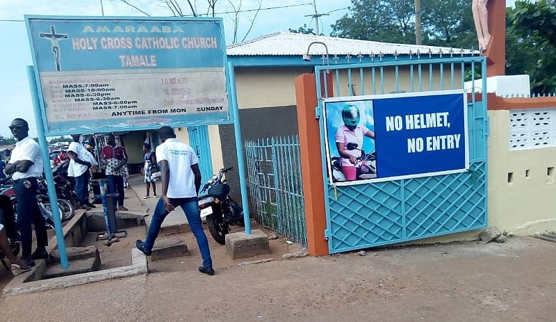 Catholic Church Declares ‘No Helmet No Entry’ In Tamale