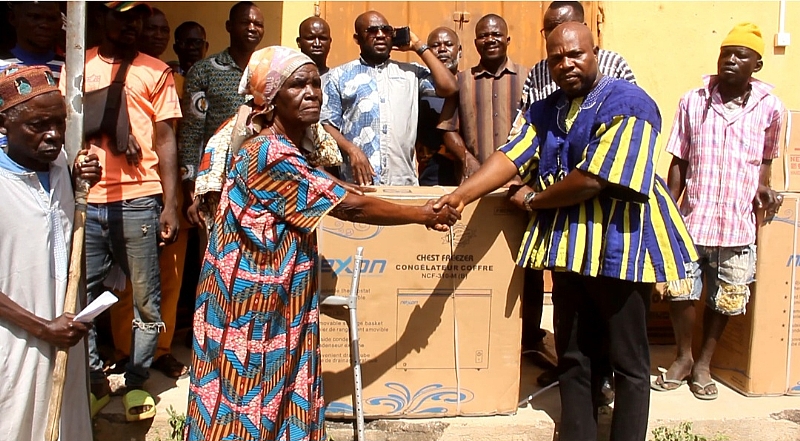 Bawku West DCE supports 141 Persons with Disabilities with livelihood items