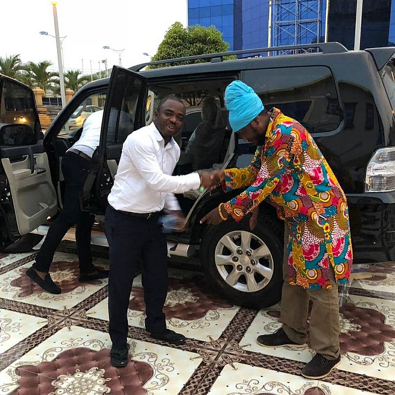Zylofon Media gifts Blakk Rasta a brand new car