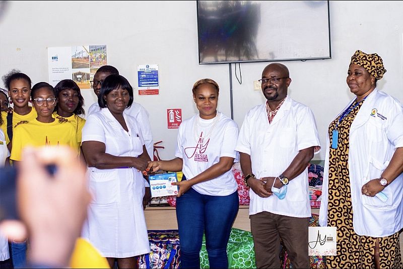 Ayesua Foundation extends charity to Shai Osudoku District Hospital