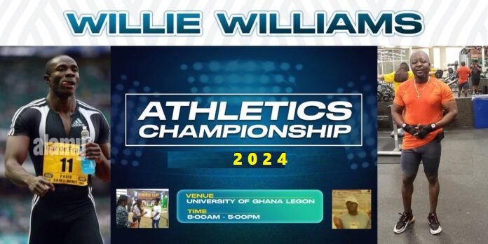 6th Willie Williams Athletics Championship on Saturday at Legon