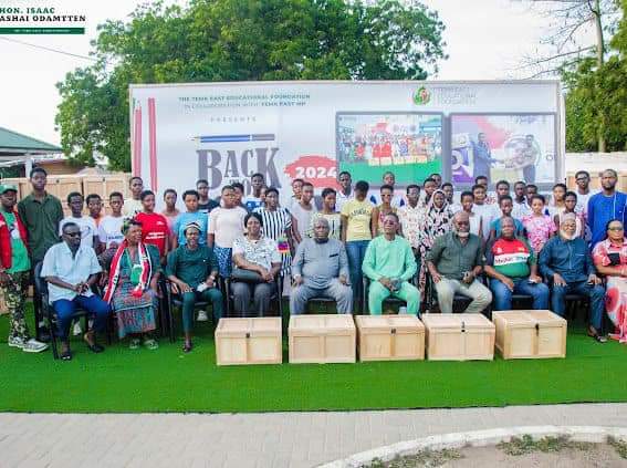 Tema East MP, Educational Foundation team up to support 300 SHS students