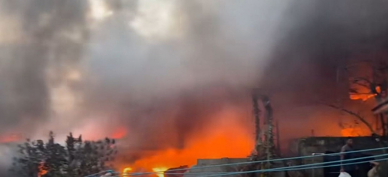 Accra: Fire guts cluster of commercial stores at Achimota