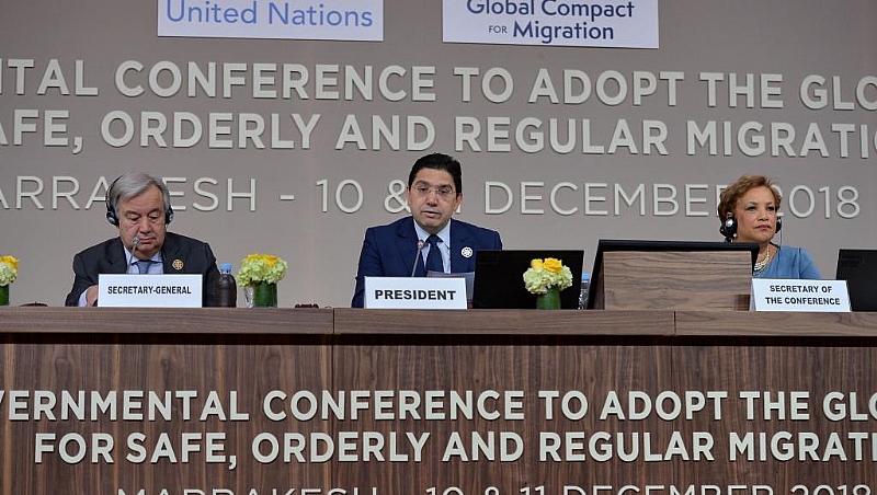 French right and far right denounce UN migration pact