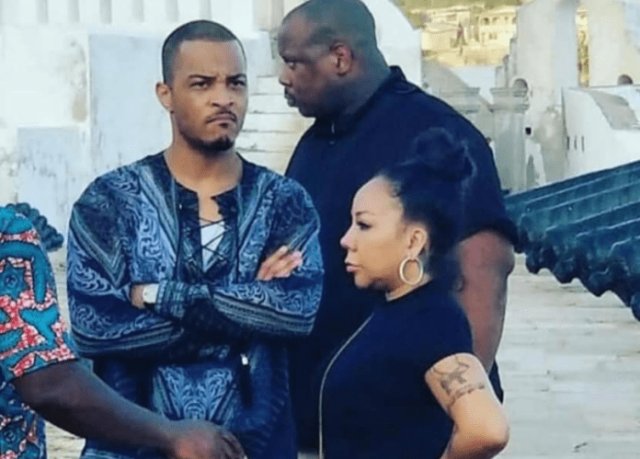 US Rapper TI And Wife Visit Cape Coast Castle