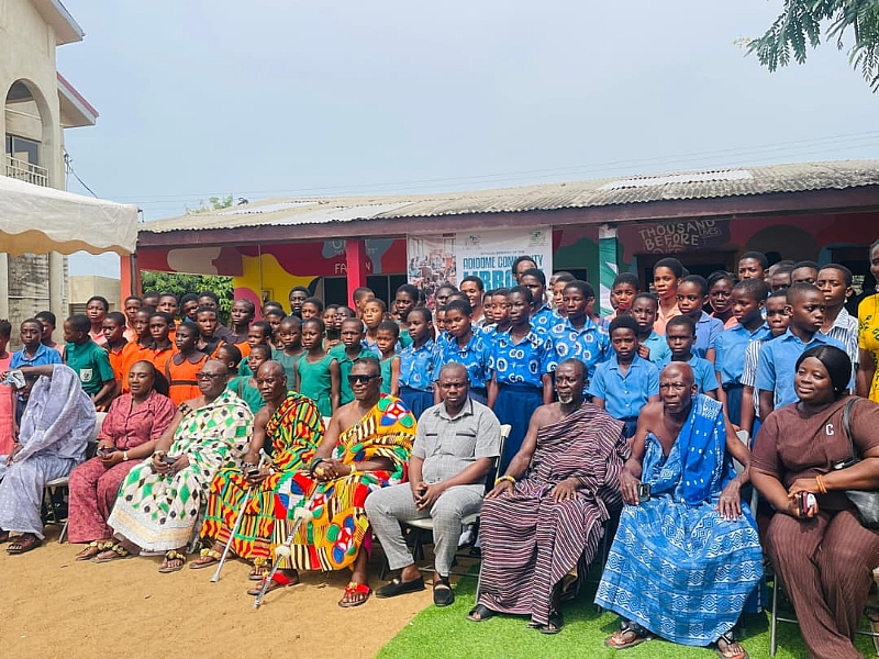 Adidome Chief Togbe Kwasinyi Kakaklolo Agyeman V opens district’s first ...