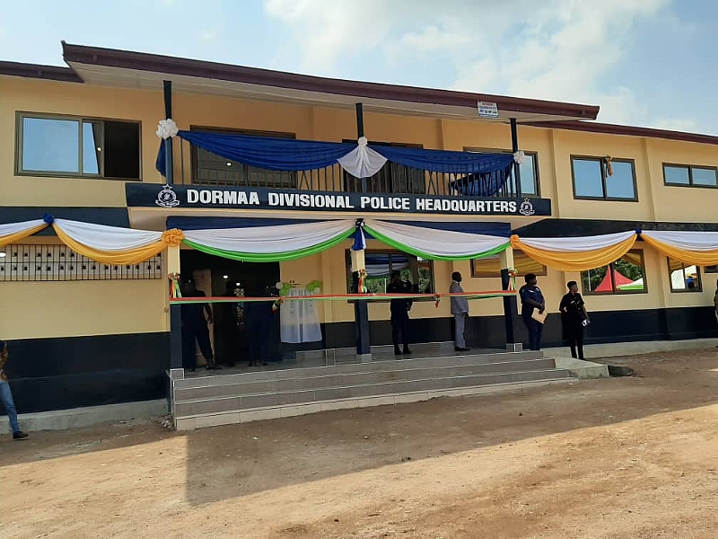 Dormaa Paramount Chief Builds Police Station