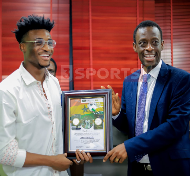 Mohammed Kudus honored with gold medal after impressive World Cup ...