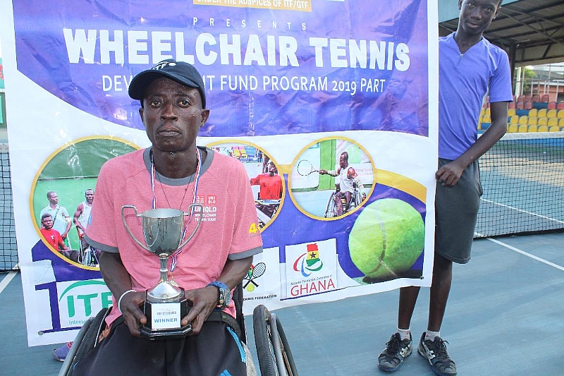 Daniel Laryea Wins 2019 National Wheelchair Tennis Championship