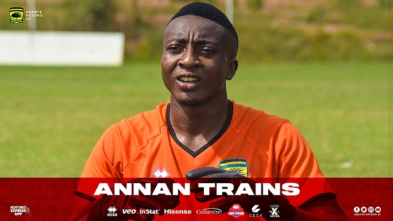Felix Annan returns from injury to give Asante Kotoko massive squad boost