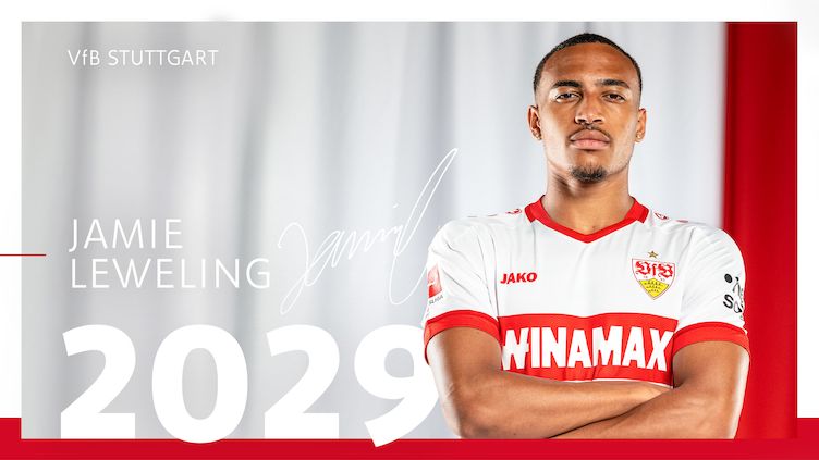 German-Ghanaian attacker Jamie Leweling commits future to VfB Stuttgart ...