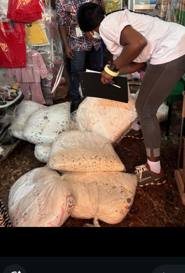 FDA fights unregistered baby diapers in Koforidua, Asamankese and Nsawam