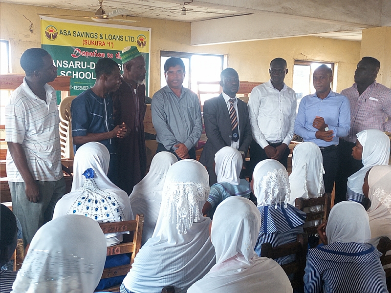 Sukura ‘1’ ASA Savings and Loans Eulogizes Ansaru-Deen Islamic Sch Complex