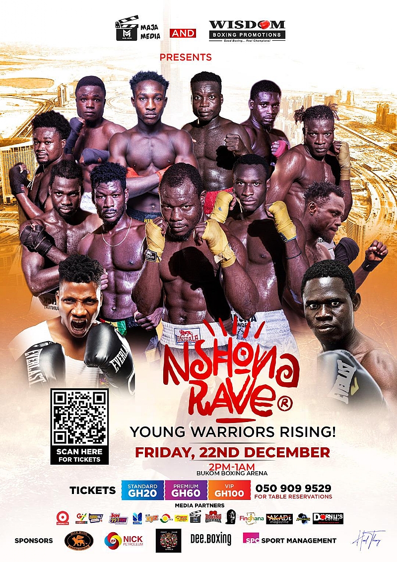 All set for Nshona Rave Boxing, Entertainment and Food Festival at Bukom Boxing Arena on Friday
