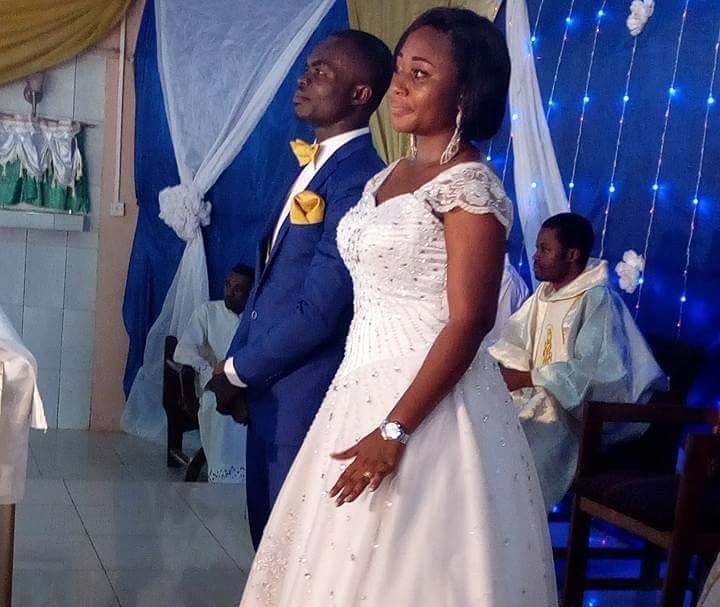 Asante Kotoko captain Amos Frimpong weds girlfriend Judith Amoako ...