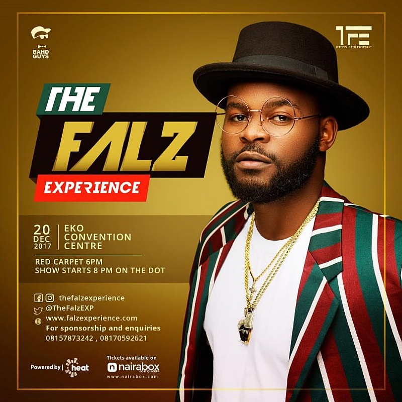 Falz Set To Hold ‘The Falz Experience’ On December 10