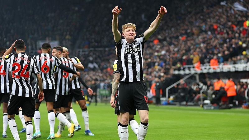 PL: Anthony Gordon goal gives Newcastle win over Man Utd