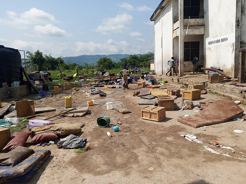 Kadjebi-Asato SHS dormitory blaze leaves students displaced