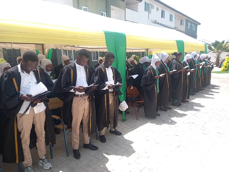 Kokrobite Islamic Nursing Training Institute holds maiden matriculation
