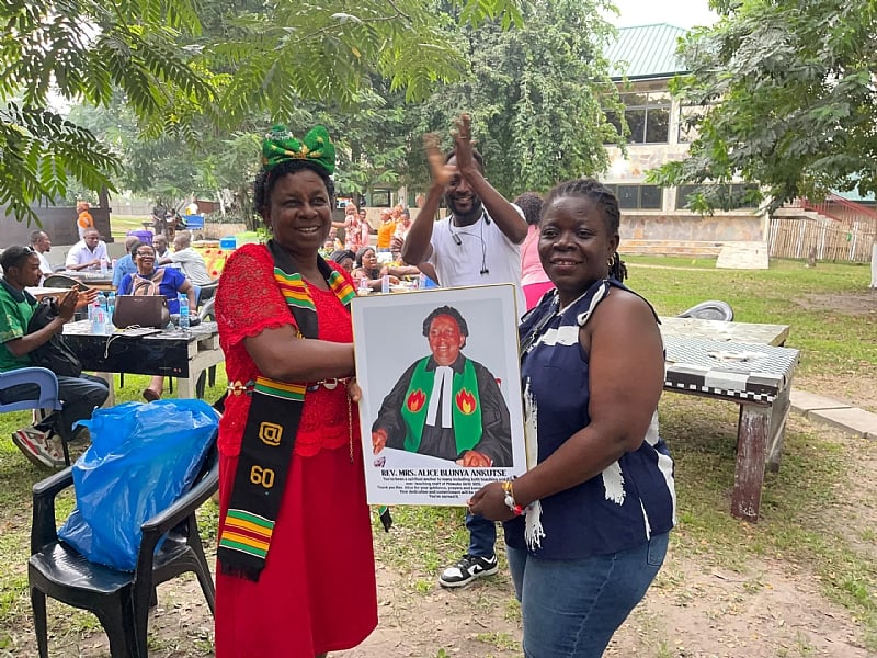 Mawuko SHS honors Rev. Blunya as she retires