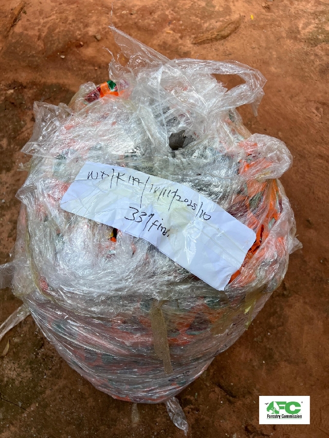 Forestry Commission seizes 3,967 dried shark fins at Swissport Cargo Centre