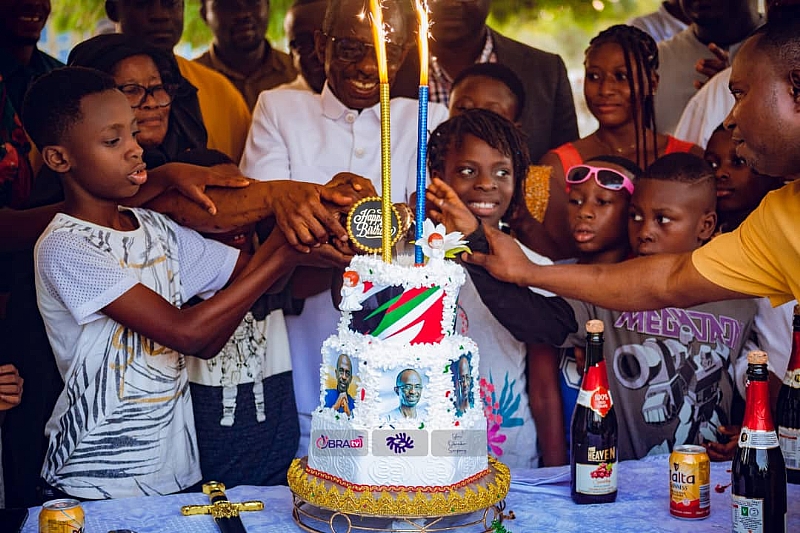 December-born Asiedu Nketia marks 67th birthday with orphanage home at ...