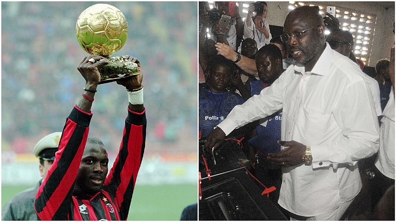 Football World Lauds George Oppong Weah For Winning Liberia ...