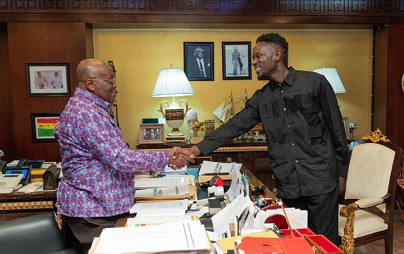 I’ve heard so much about you’ — Akufo-Addo tells Mr Eazi during singer ...