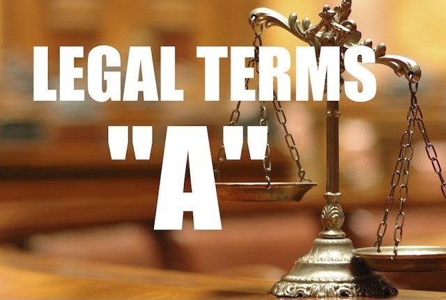Let's learn the... Definitions of Some 51 Legal Terms
