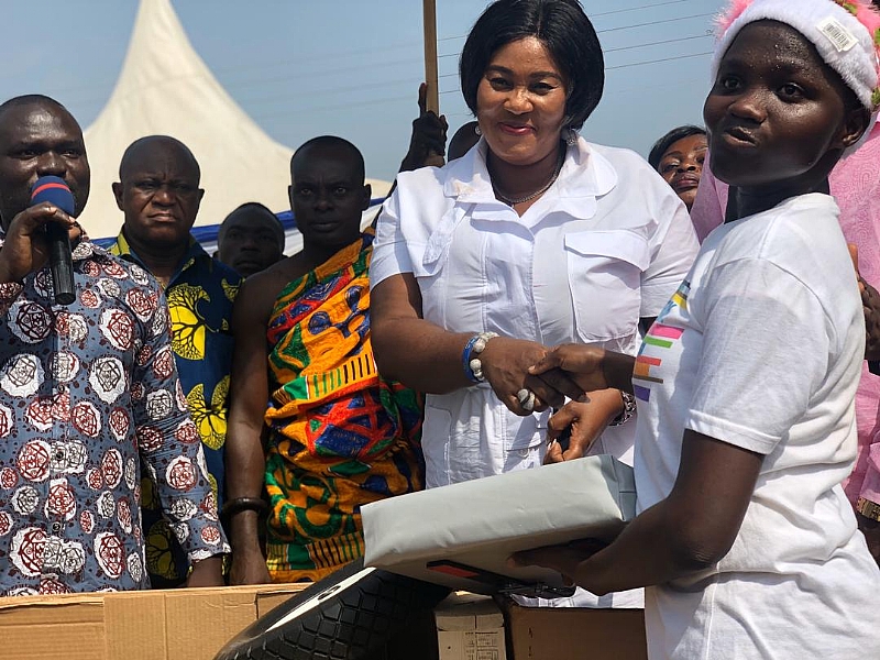 Nana Ama Ampomah Supports Kings, Queens & Disability Orphanage Center