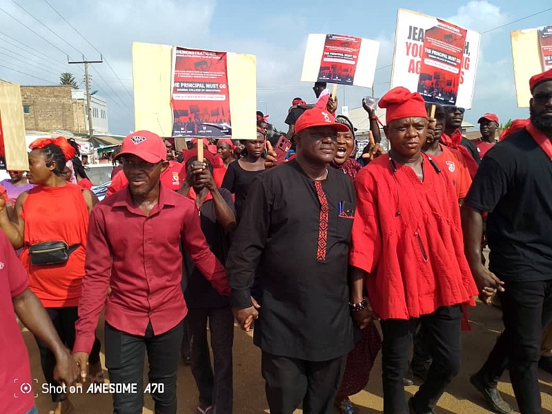 Protest hits DACE Principal over allegations of favouritism and ...