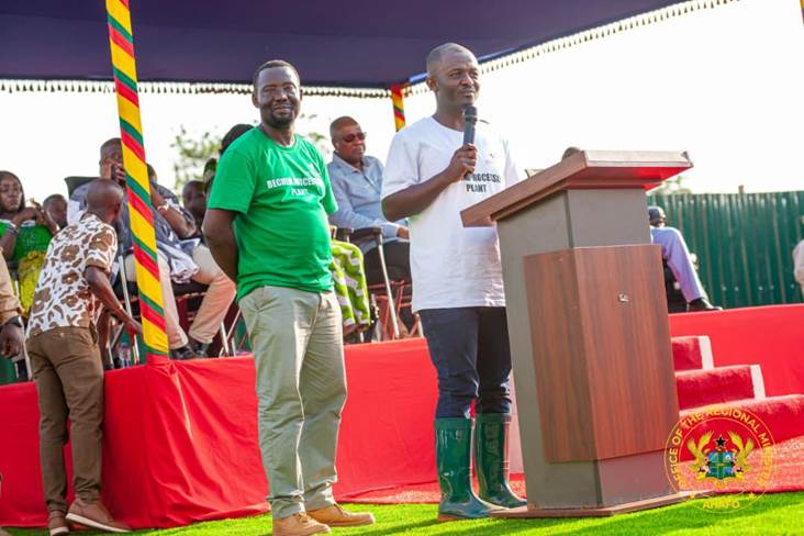 President Mahama breaks ground for poulltry, meat and feed processing ...