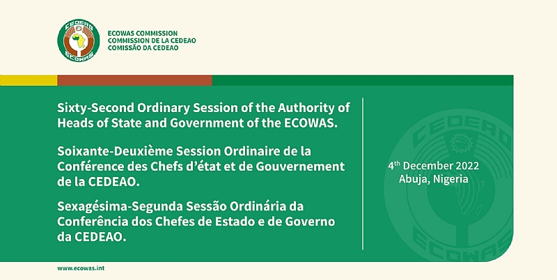 ECOWAS Authority of Heads of State and Government to hold Sixty-Second ...