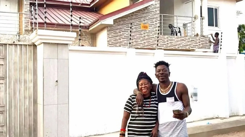Shatta Wale gifts mother new home, silencing criticism of neglect