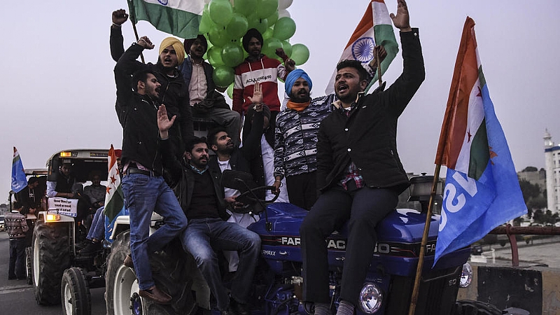 Tractors rev up for massive farmer protest ahead of India’s Republic Day