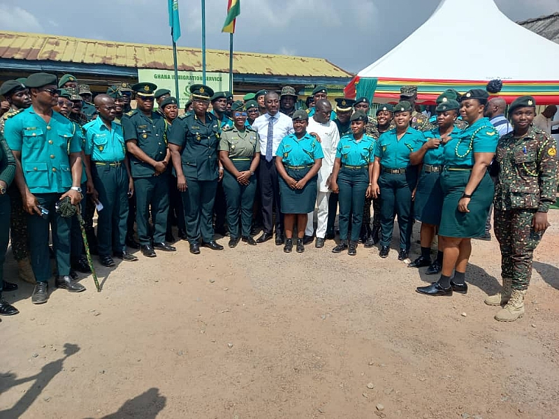 Afenyo-Markin supports Effutu Immigration Office with modern equipment