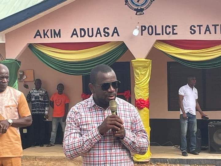 Akim Swedru MP commissions new police station for Akim Aduasa community