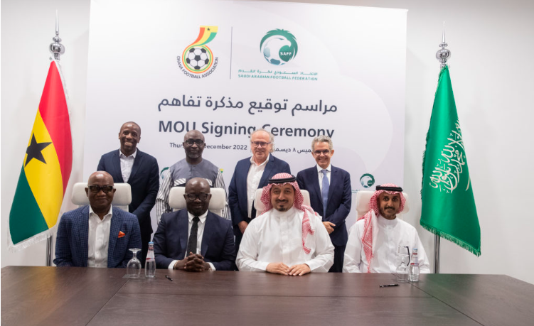 GFA signs MoU with Saudi Arabian Football Federation GFA signs MoU with ...