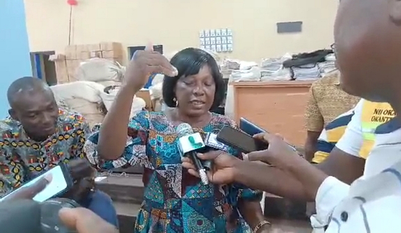 Sunyani: Chaotic scenes at WAEC premises