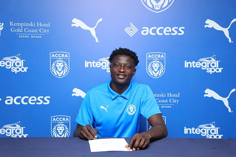 Accra Lions sign youngster Mark Osei to strengthen squad