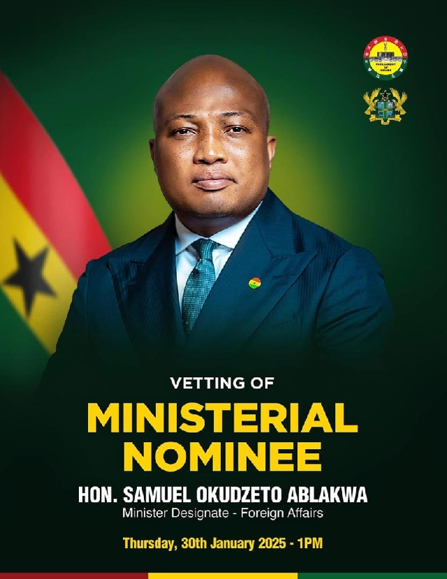 8 ministerial nominees set for vetting today