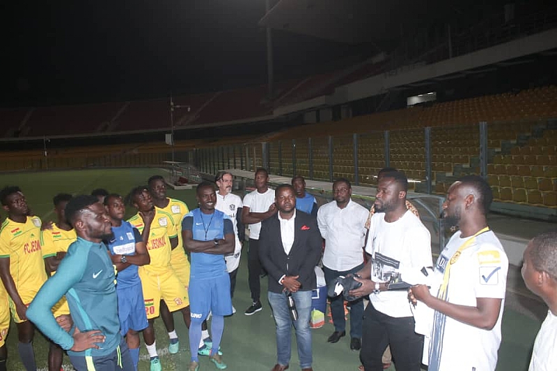 Bright Addai Supports Legon Cities FC With Kits