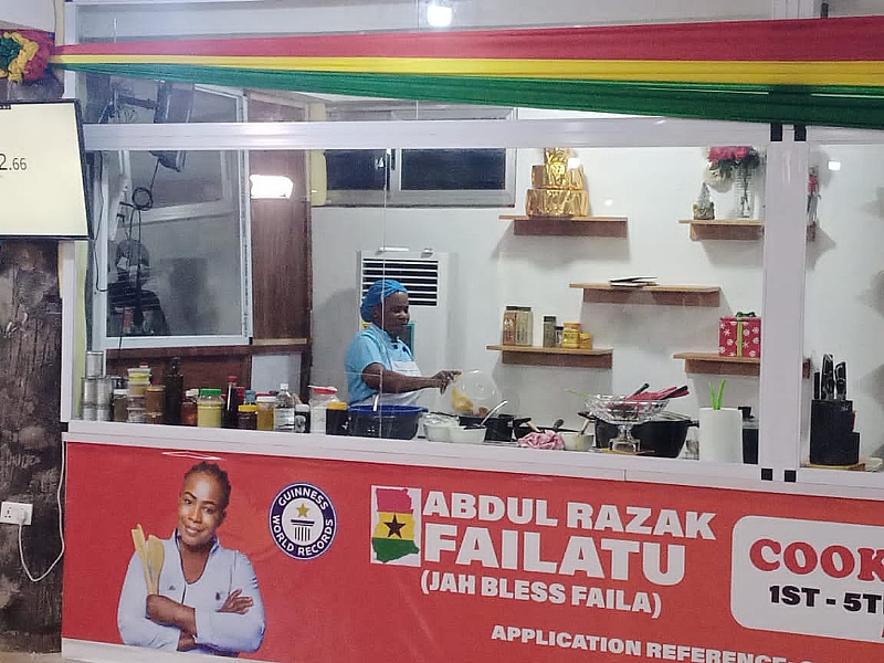 Cook-a-thon day 2: Failatu Abdul-Razak prepares 39 dishes by 40th hour