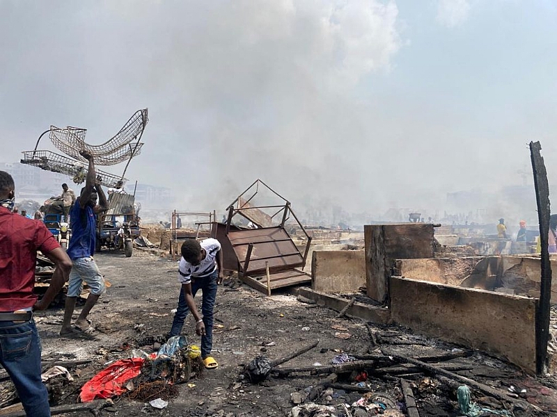 Kantamanto fire victims rain curses on perpetrators