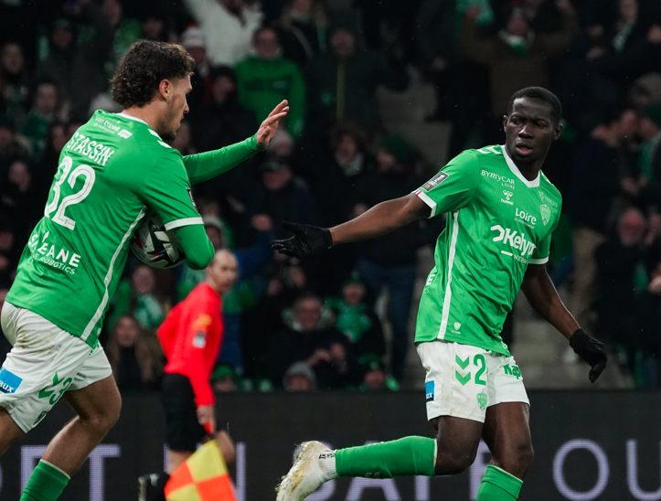 French Ligue 1: Augustine Boakye scores twice as AS Saint-Étienne come from behind to beat Stade ...