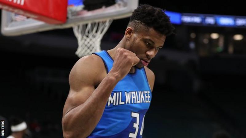 NBA: Giannis Antetokounmpo shines as Milwaukee Bucks beat Detroit Pistons