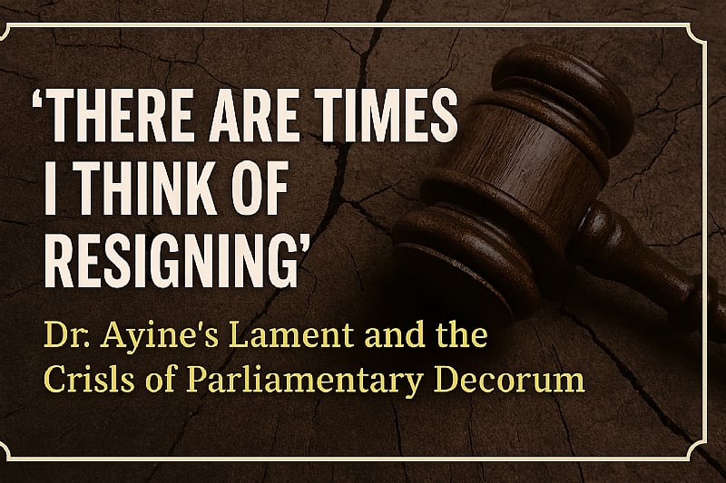 “There Are Times I Think of Resigning”: Dr. Ayine’s Lament and the ...