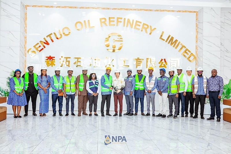 NPA Chief Executive commends Sentuo Oil Refinery during working visit